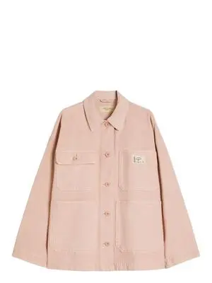 Max Mara Cotton Canvas Workwear Jacket - Pink