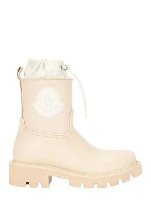 Moncler Kickstream Rain Boots - Beige