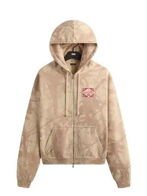 Kith X Columbia Camo Vintage Braxton Zip Up Hoodie - Veil