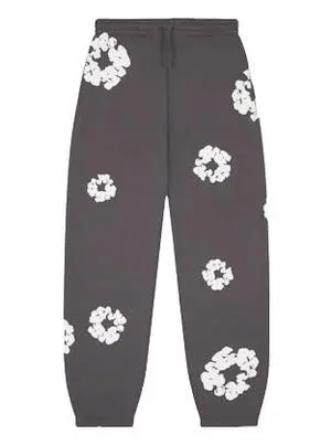 DENIM TEARS Cotton Wreath Sweatpants - Charcoal