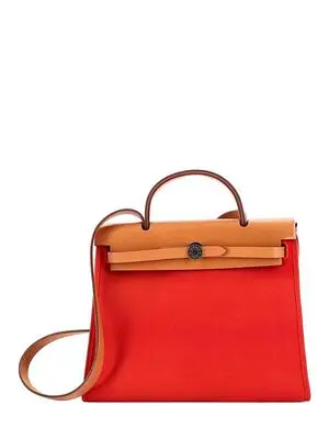 HERMES 31 Herbag Zip - Red