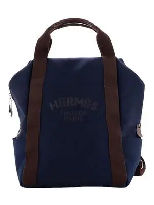 HERMES Sac De Pansage Groom Backpack - Blue