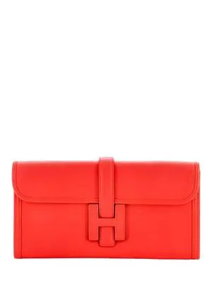 HERMES 29 Jige Elan Clutch Swift - Red
