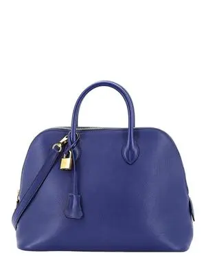 HERMES 30 Bolide 1923 Evercolor Bag - Blue