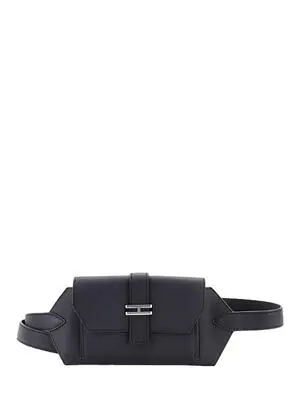 HERMES Elan Pocket 24 Belt Bag Swift - Black