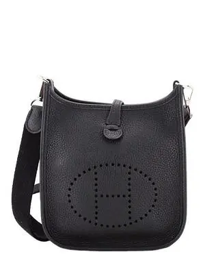 Hermès TPM Evelyne Bag Gen III Clemence Black