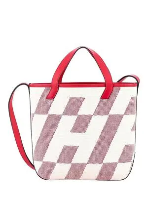HERMES 27 Cabas H En Biais Tote - Pink