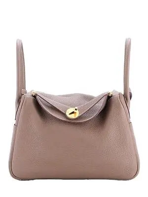 HERMES 26 Lindy Bag Clemence - Gray