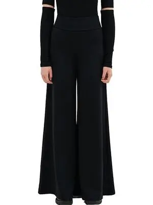 MARCELLA Georgia Wide Leg Trousers - Black