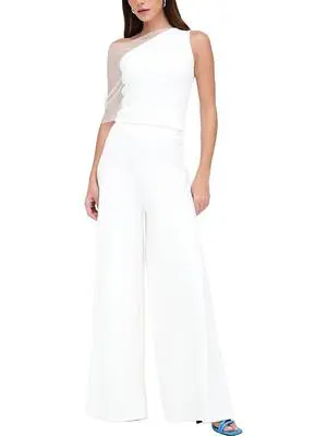 MARCELLA Georgia Wide Leg Trousers - Off White