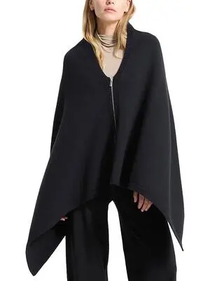 MARCELLA Mika Knit Cape - Black