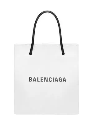 Balenciaga Shopping Tote Xxs - White/black
