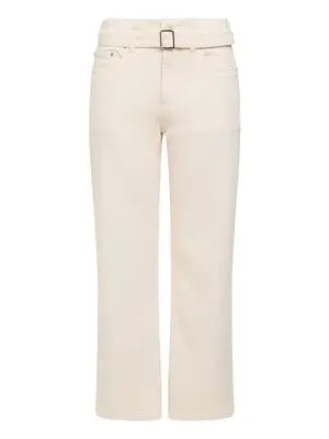 Proenza Schouler High-rise Straight-leg Jeans - Ecru