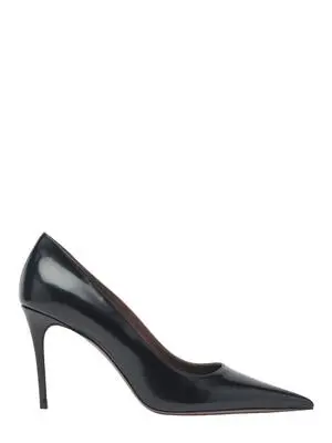 Paris Texas Vera 85 Leather Pumps - Black