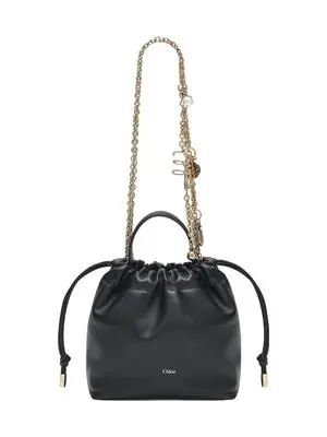 Chloé Mini Shoulder Bag With Chain - Black