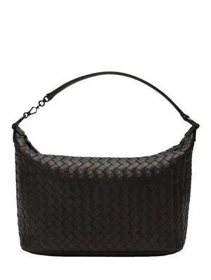 Bottega Veneta Intrecciato Top Handle Bag - Brown