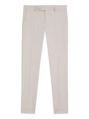BOSS Slim-fit Trousers In Stretch Cotton - Light Grey