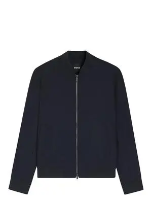 BOSS Slim-Fit Jacket Dark Blue