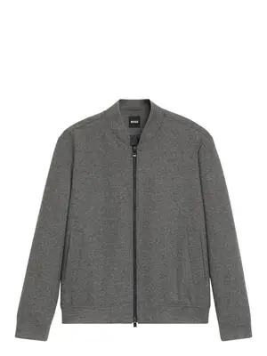BOSS Slim-Fit Jacket Grey