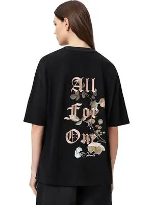 ALLSAINTS AllSaints Oneness Etta T-Shirt Black