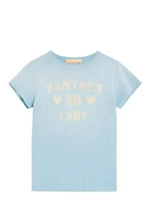 Valentino Garavani Cotton Jersey Printed T-shirt - Blue