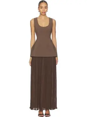 THE BEKK Delilah Dress - Dark Brown