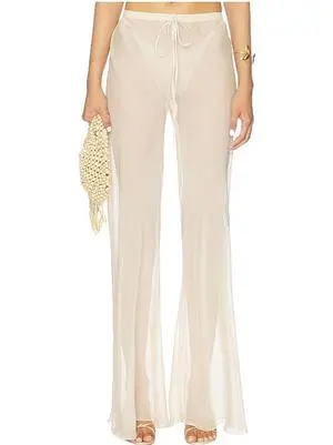 SHANI SHEMER Kairo Wide Leg Pants - Champagne