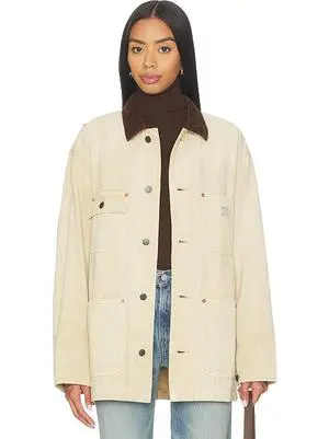 Denimist Oversized Chore Jacket - Light Khaki