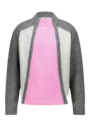 GMBH Ghassan Zip Colourblock Sweater