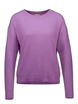 ALLUDE Crew-neck Sweater - Purple