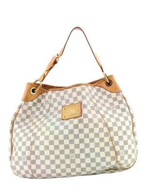 LOUIS VUITTON Galliera Handbag Damier Gm Hobo - White