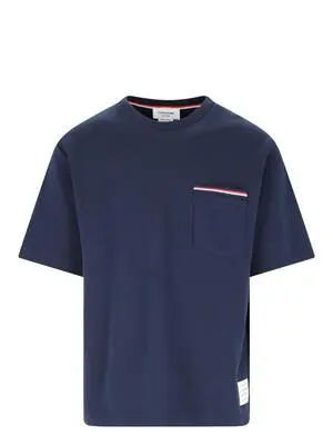 Thom Browne Oversized T-shirt - Blue