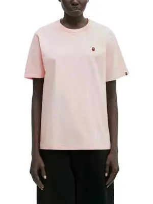A BATHING APE Ape Head One Point T-shirt - Pink