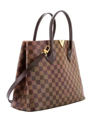 LOUIS VUITTON Kensington Handbag Damier Tote - Brown