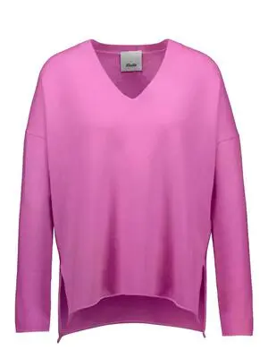 ALLUDE V-neck Sweater - Pink