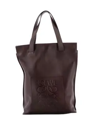 Loewe Shopper Leather North South Tote Bag - Brown