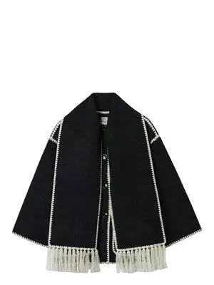 TOTEME Attached-scarf Jacket - Black