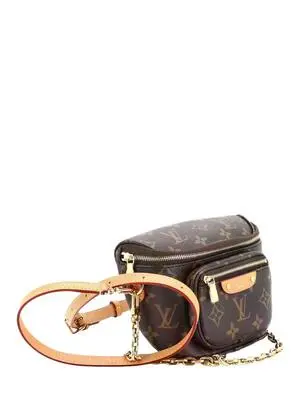 LOUIS VUITTON Bum Bag Monogram Canvas Mini - Brown
