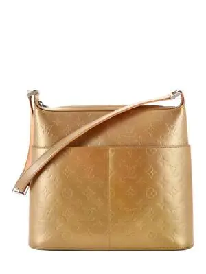 LOUIS VUITTON Mat Sutter Bag Monogram Vernis - Gold