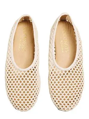Matisse Marta Mesh Ballet Flats - Ivory