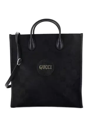 Gucci Off The Grid Gg Econyl Long Tote Bag - Black