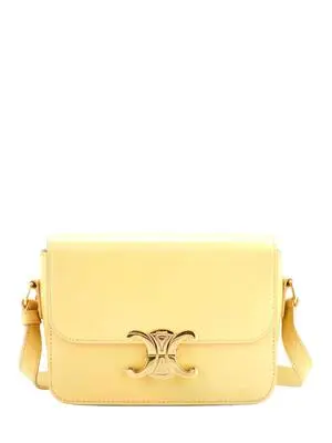 Celine Triomphe Teen Shoulder Bag - Yellow