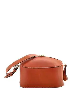 Celine Lunch Box Leather Shoulder Bag - Brown