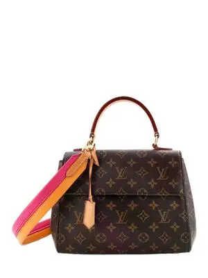 LOUIS VUITTON Cluny Top Handle Monogram Satchel Bb - Brown