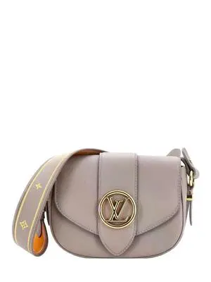 LOUIS VUITTON Pont 9 Soft Pm Crossbody Bag - Grey