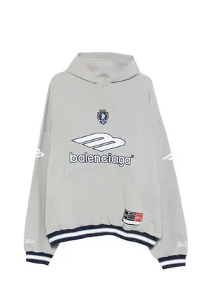 Balenciaga Logo Hoodie - Grey
