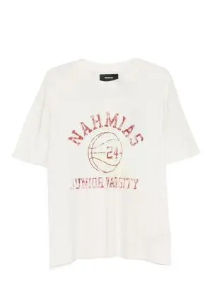 NAHMIAS Jv 24 Graphic-print T-shirt - Neutrals