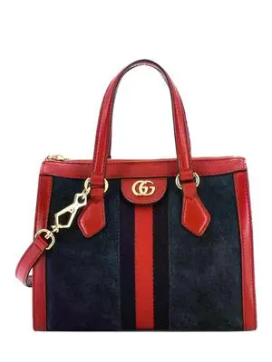 Gucci Ophidia Top Handle Small Satchel - Blue
