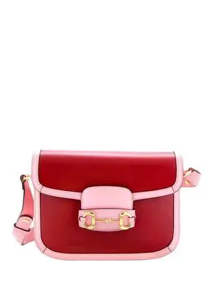 Gucci Horsebit 1955 Small Shoulder Bag - Red