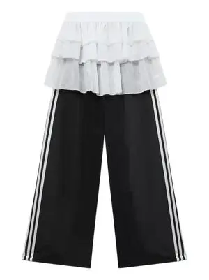 Adidas Ruffled 3-stripes Trousers - Black